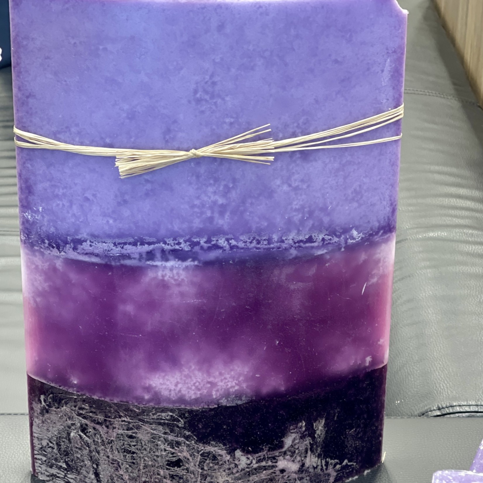 STONE PILLAR CANDLE ELLIPTICAL - CANDLE TIME