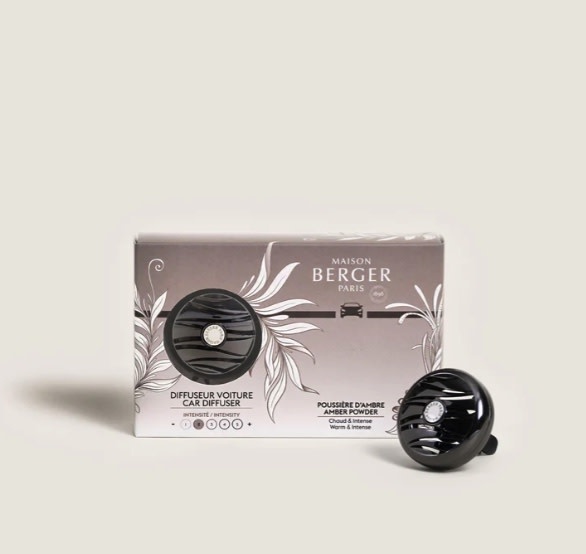 Holly Car Diffuser Kit with Amber Powder - CANDLE TIME