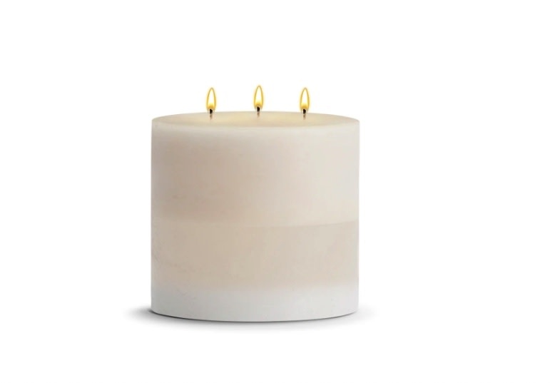 STONE PILLAR CANDLE 6X6 - CANDLE TIME