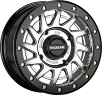 Raceline SQUAD BDLK WHEEL 15X7 4/137 10mm offset HYPER SILVER ...