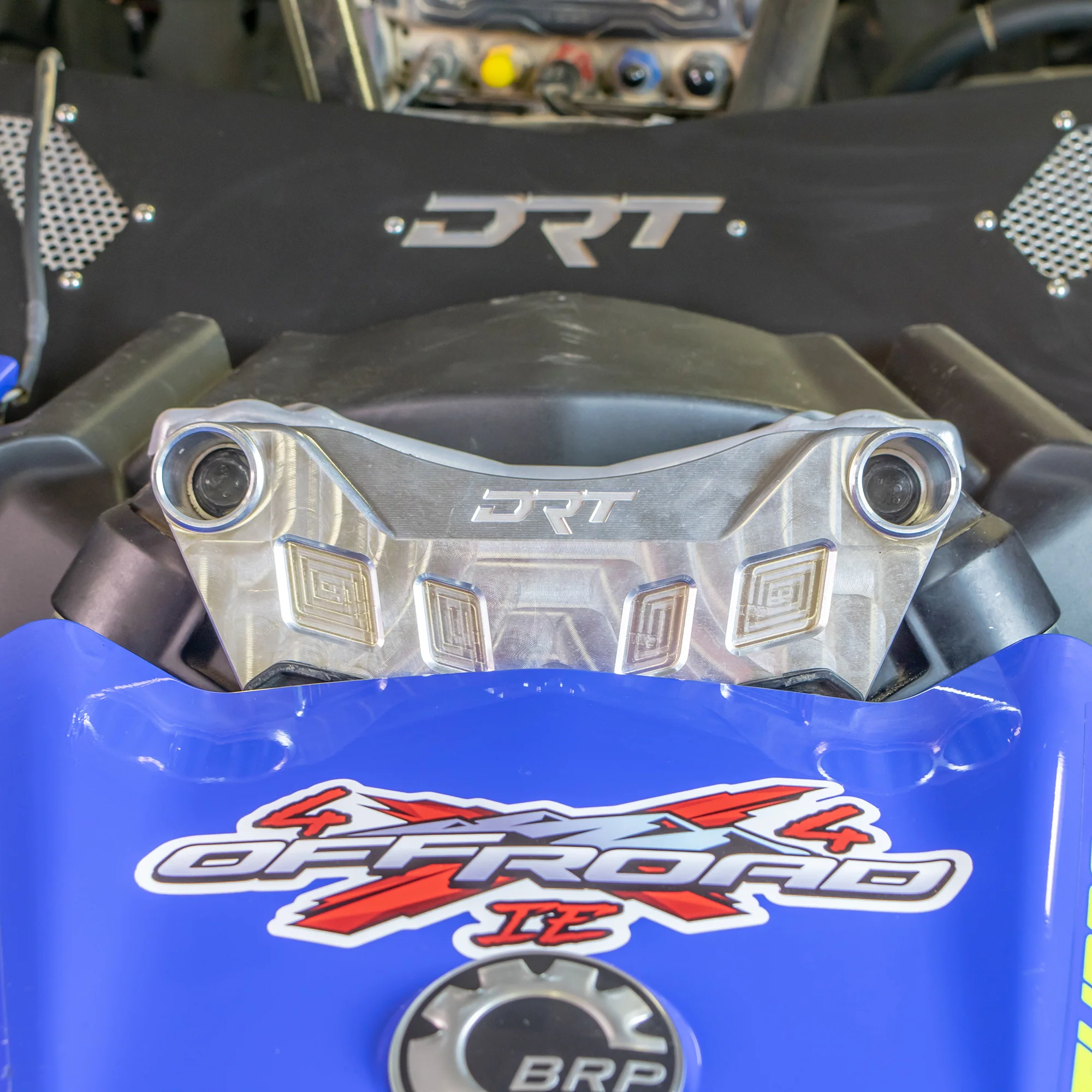 DRT Billet Shock Tower Brace for Maverick X3 Raw Aluminum - Addiction ...