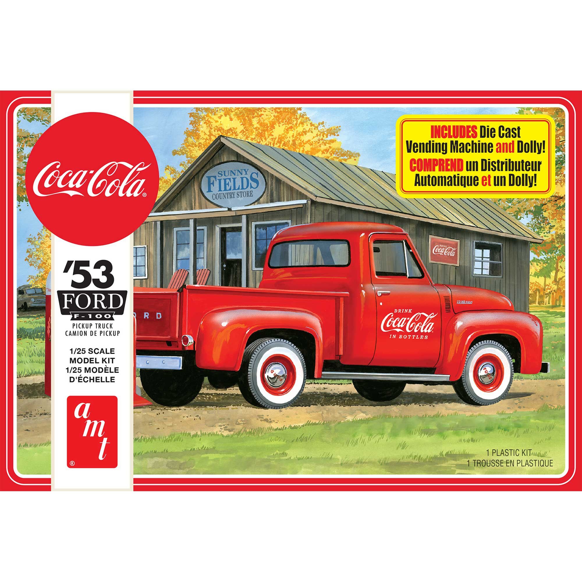 1/25 1953 Ford Pickup Coca Cola, Model Kit - Get A Hobby