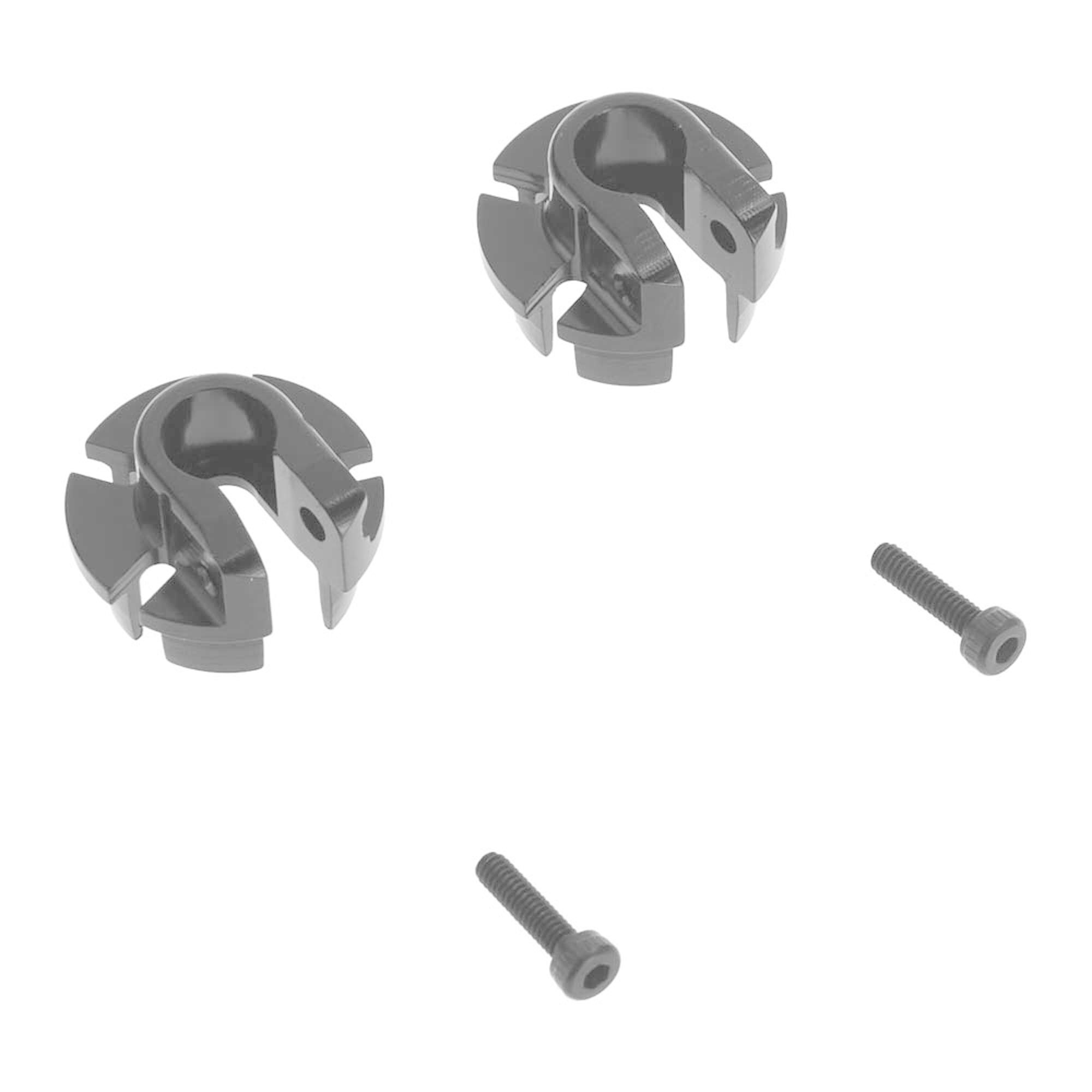 Aluminum Shock Spring Retainer 12mm Black - Get A Hobby