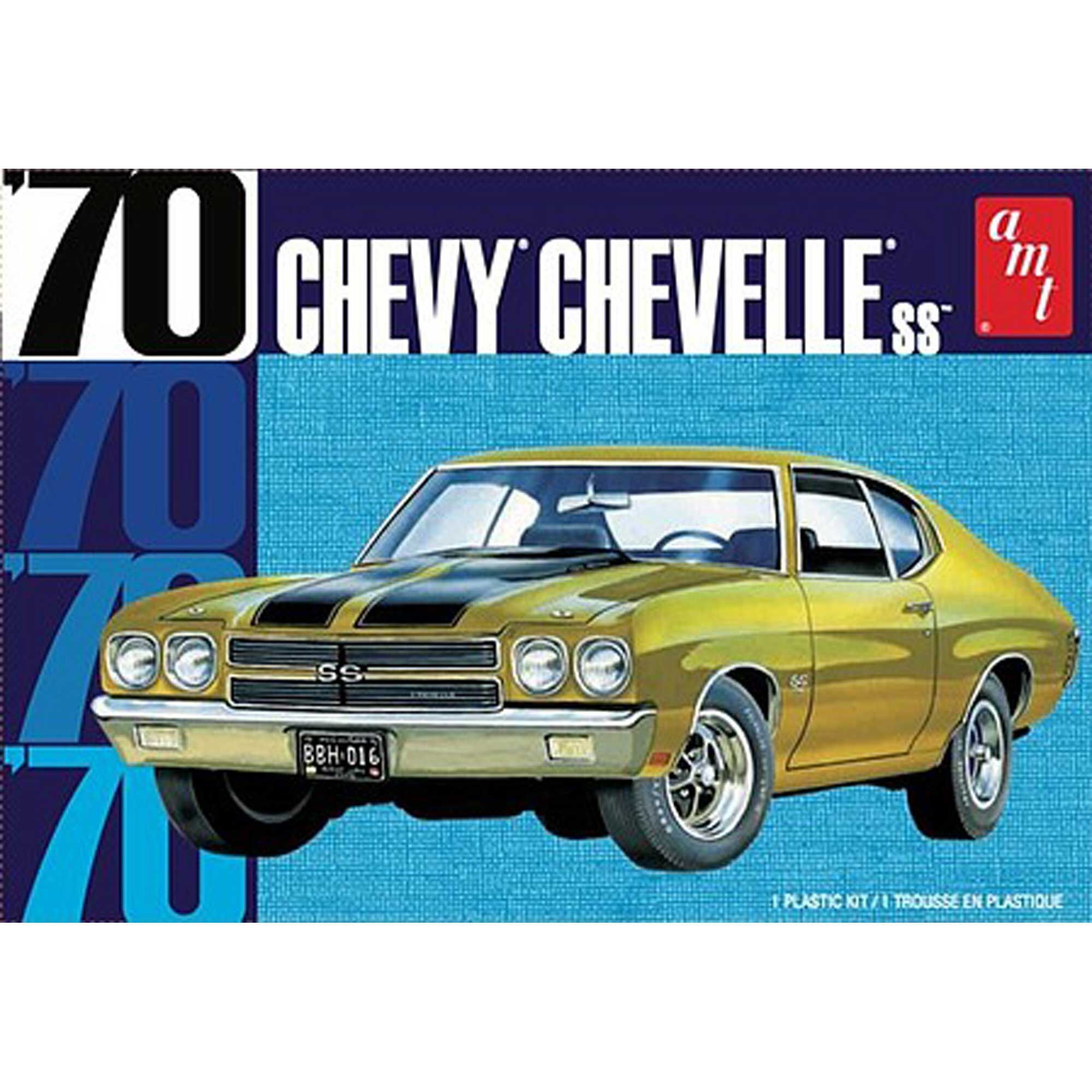 1/25 1970 Chevy Chevelle 22, Model Kit - Get A Hobby
