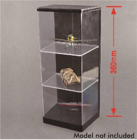 Three Tiered Display Case 165x120x360mm - Get A Hobby
