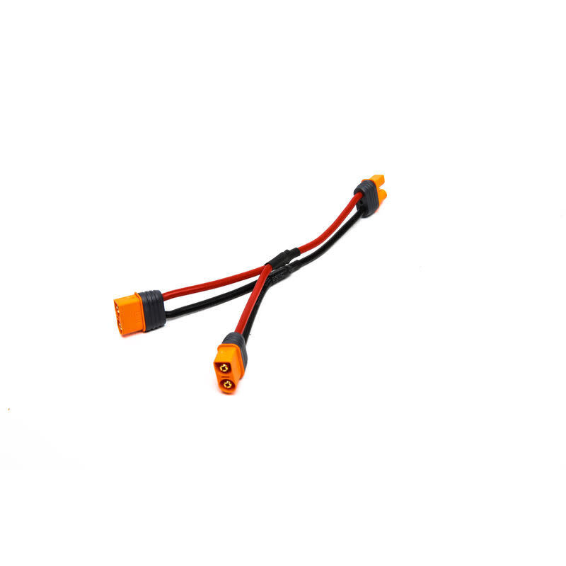 Parallel Y-Harness: IC3 Battery with 6" Wires, 13 AWG - Get A Hobby