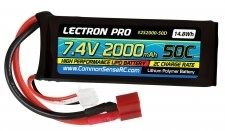 Lectron Pro 7.4V 2s 2000 50C DEANS - Get A Hobby
