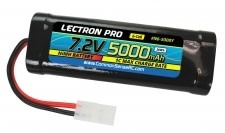 Lectron Pro NiMH 7.2V (6-cell) 5000mAh Flat Pack with Tamiya Connector ...
