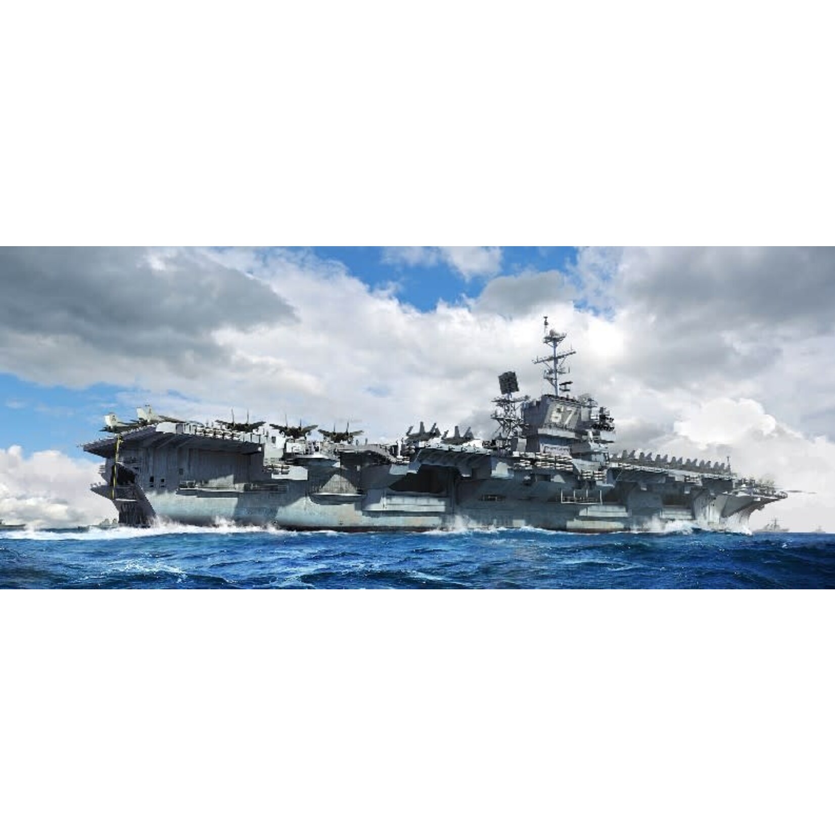 1/700 USS John F Kennedy CV67 Aircraft Carrier - Get A Hobby