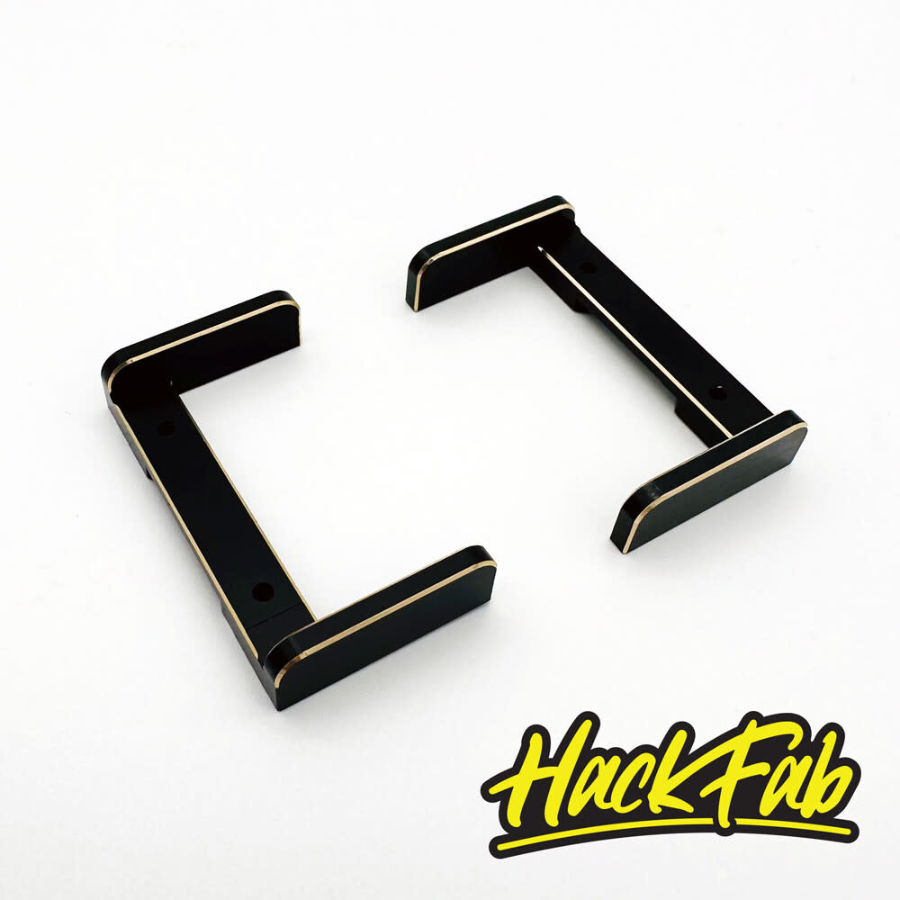 Brass Battery Brackets for HackFab conversions - Get A Hobby