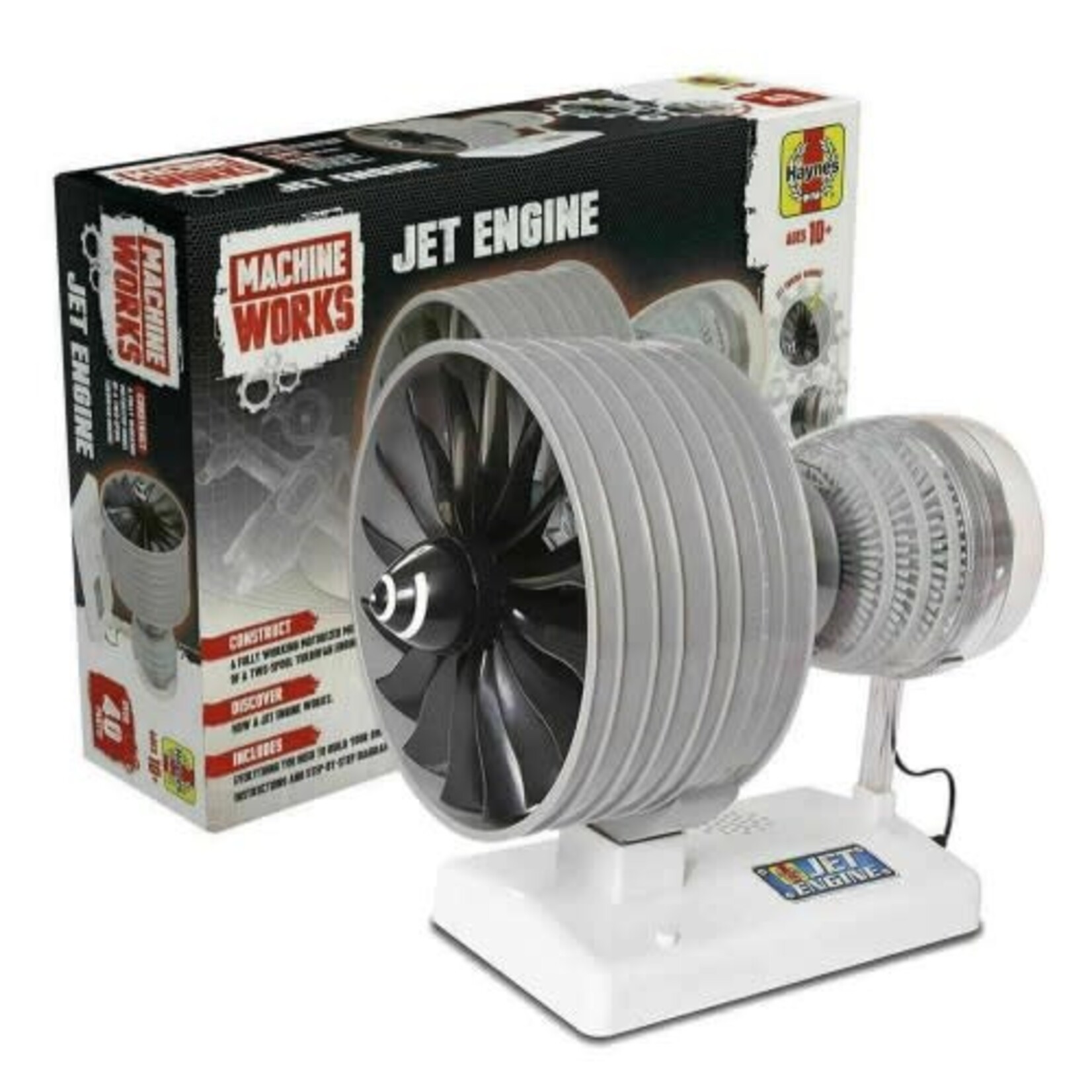 Visible Working Turbofan Jet Engine w/Electric Motor & Sound - Get A Hobby