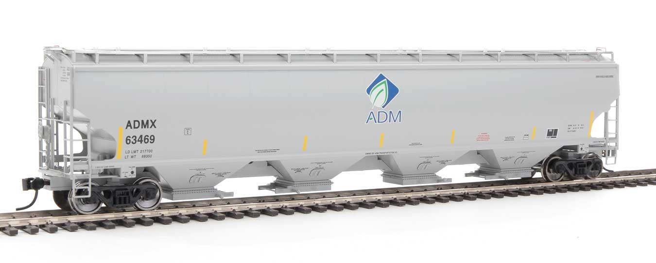 HO 67' Trinity 6351 4-Bay Covered Hopper - ADMX #63469 - Get A Hobby
