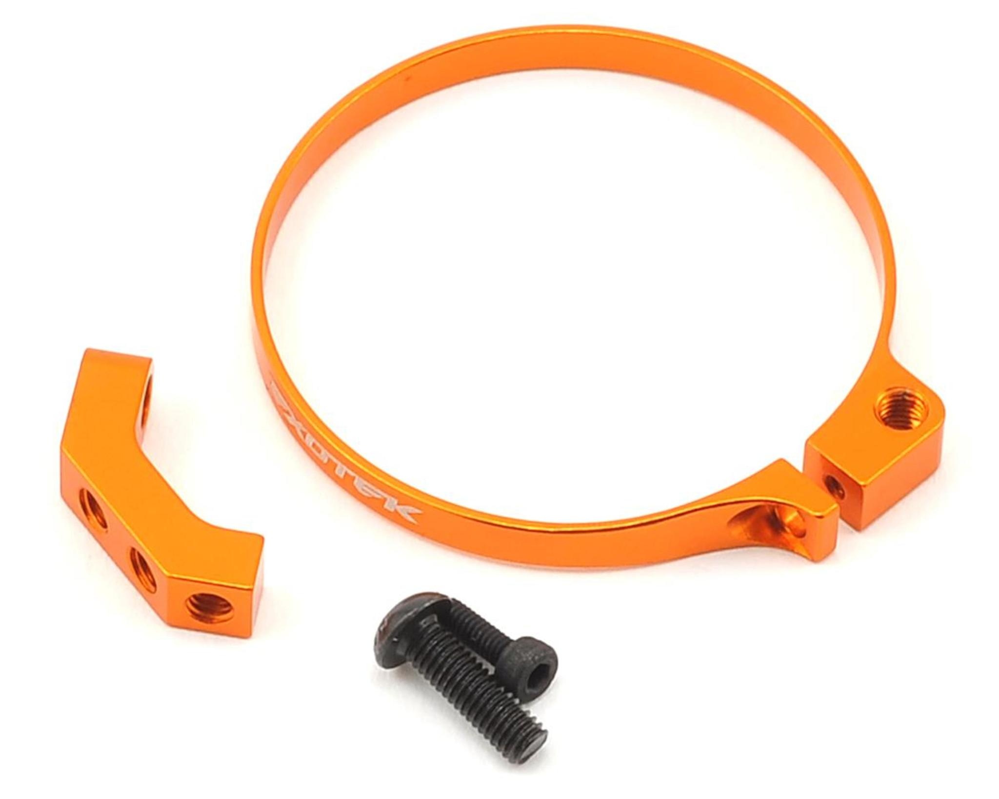 Angled Clamp On Fan Mount (Orange) (540 Can) - Get A Hobby