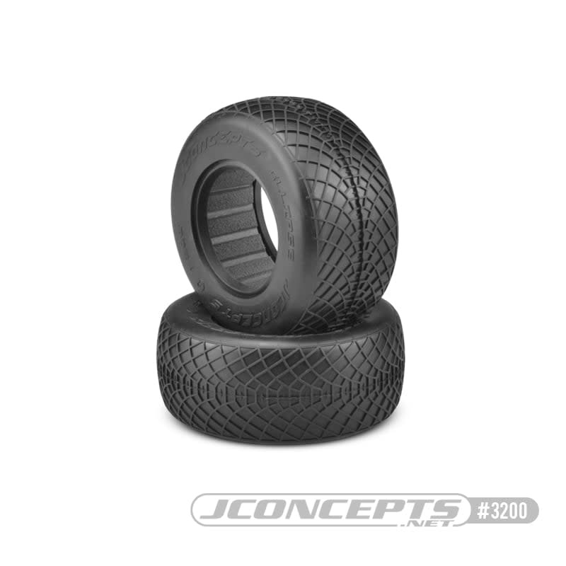 Ellipse Short Course Tires (2) (Green) - Get A Hobby