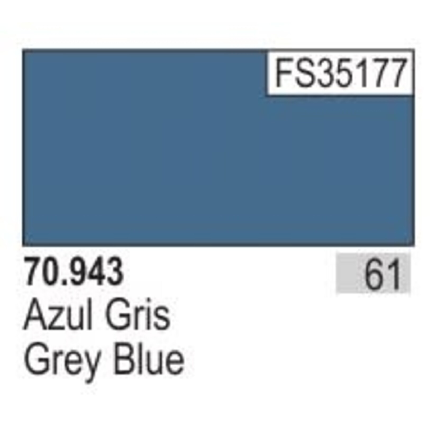 Vallejo Gray Blue Acrylic - Get A Hobby