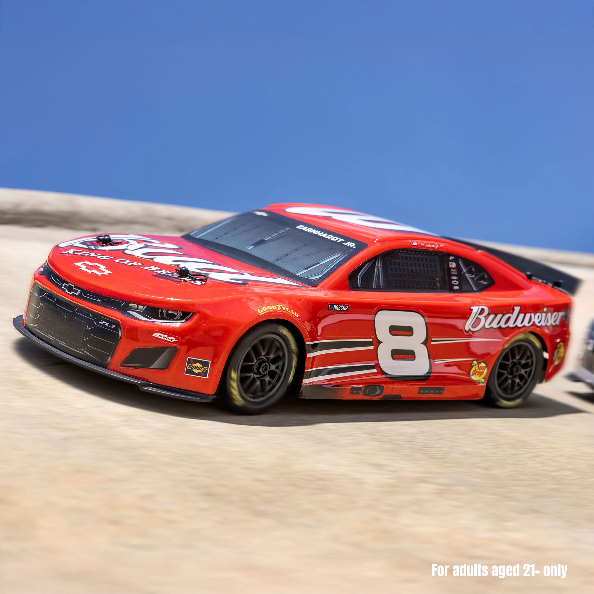 1/12 NASCAR RC Racecar Dale Earnhardt Jr. No. 8 Budweiser Chevrolet ZL1 ...