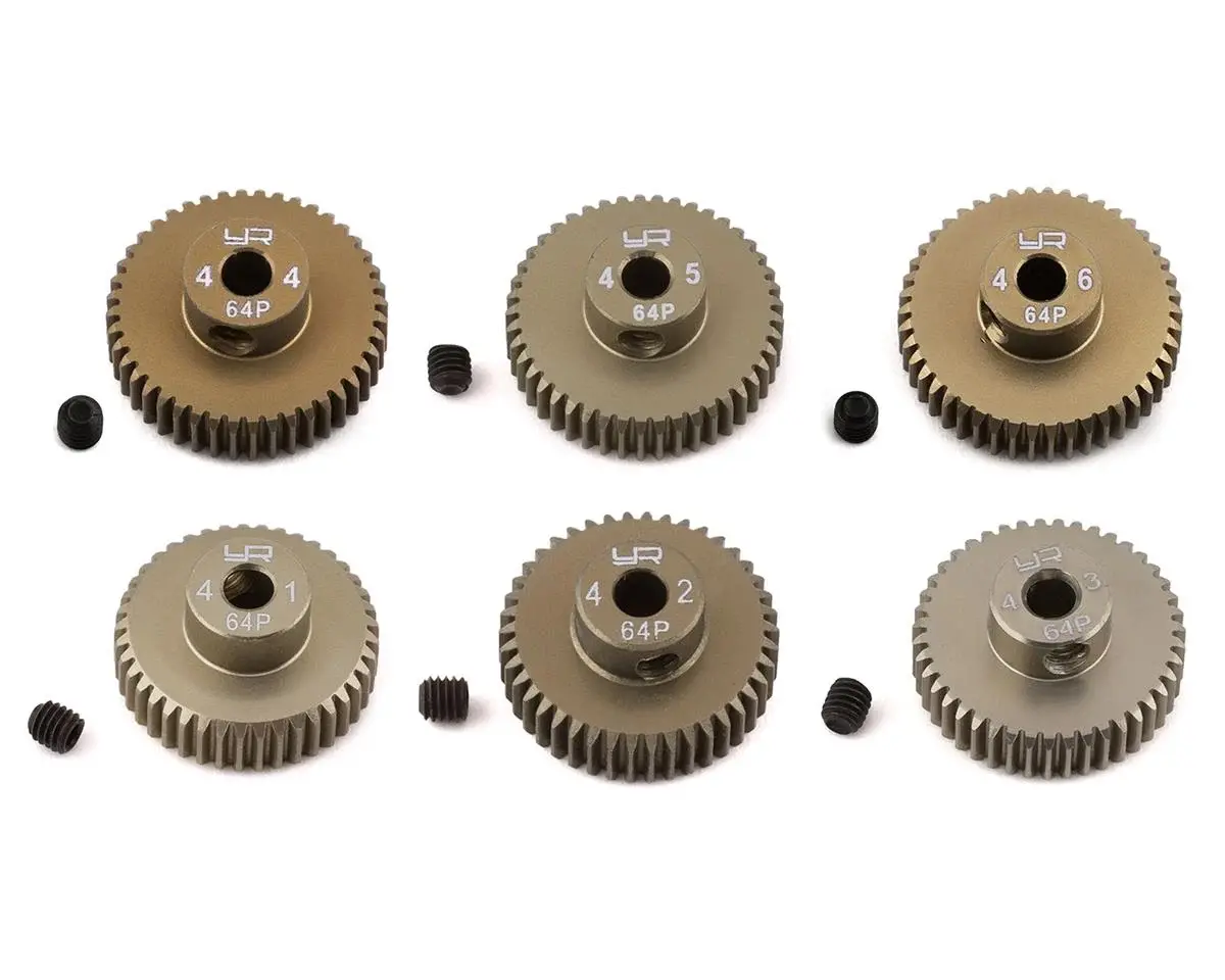 Pinion Gear Super Hard combo set (41T-46T) w/ Case - Get A Hobby