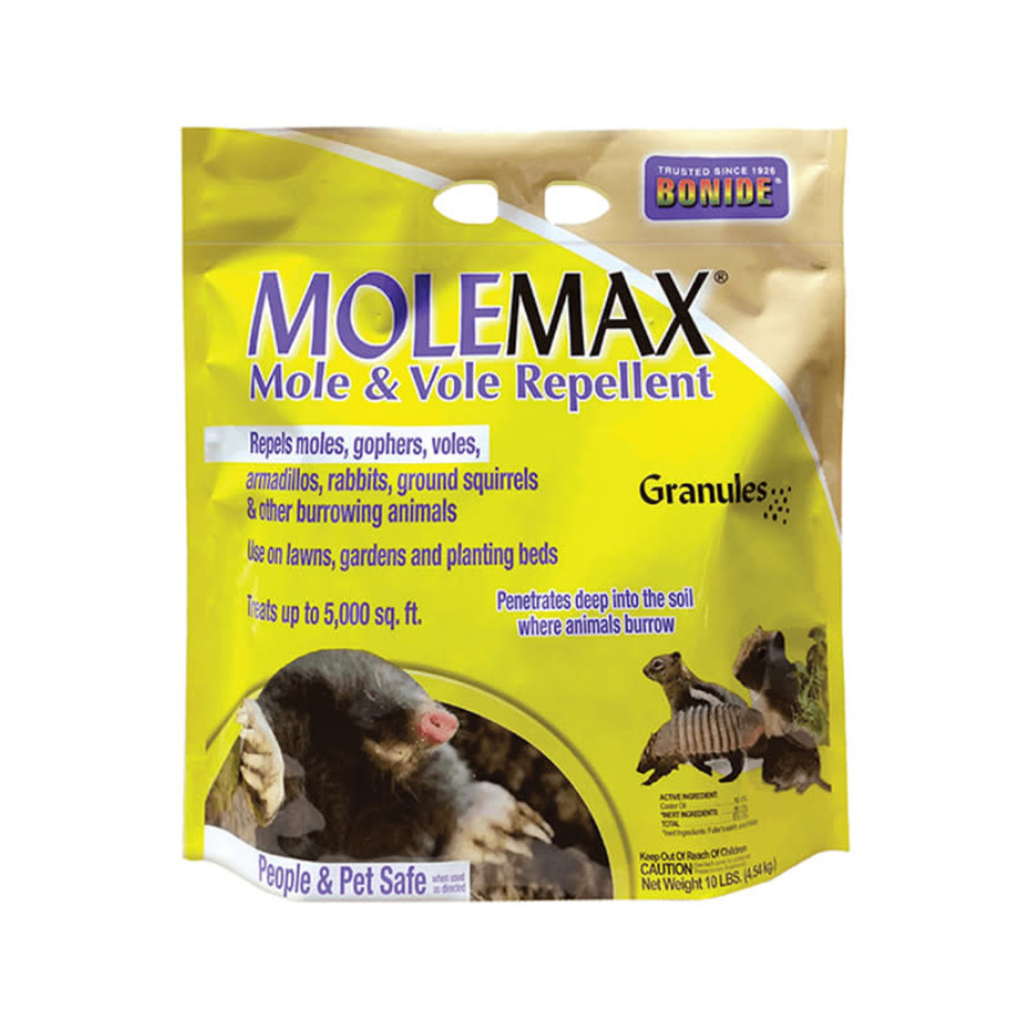 Bonide MoleMax Repellent Granules - Evergreen Nursery