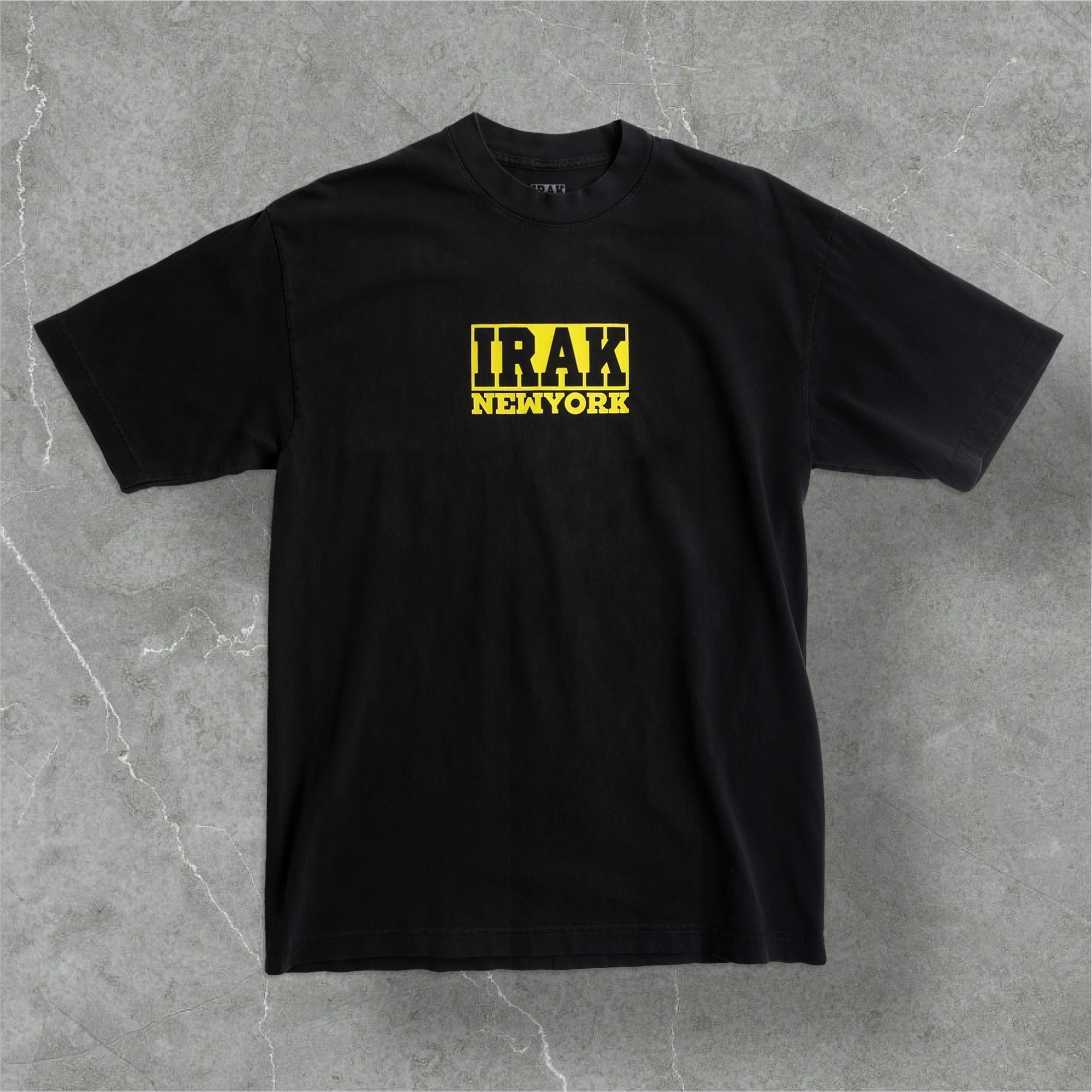 IRAK Logos Tee Vintage Black - Post Modern Skate Shop IRAK Logos Tee Vintage Black - Post Modern Skate Shop