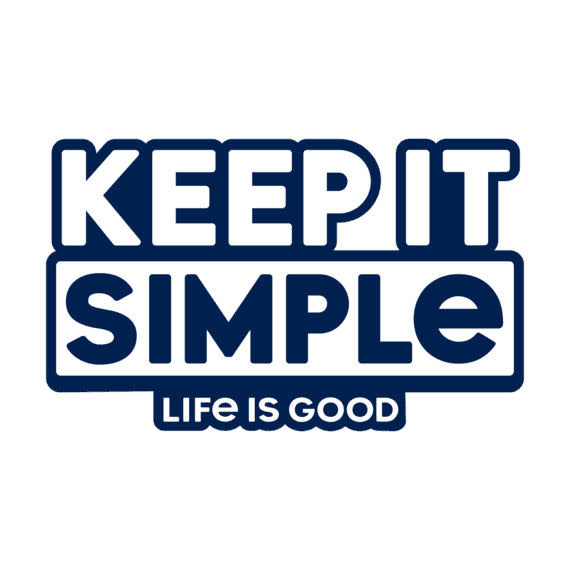 Keep It Simple Sticker - Pico's Worldwide