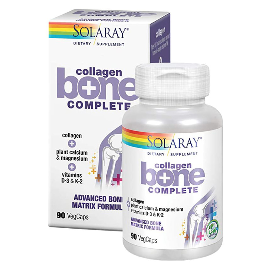Collagen Bone Complete (90vcaps) Solaray - Nature's Discount