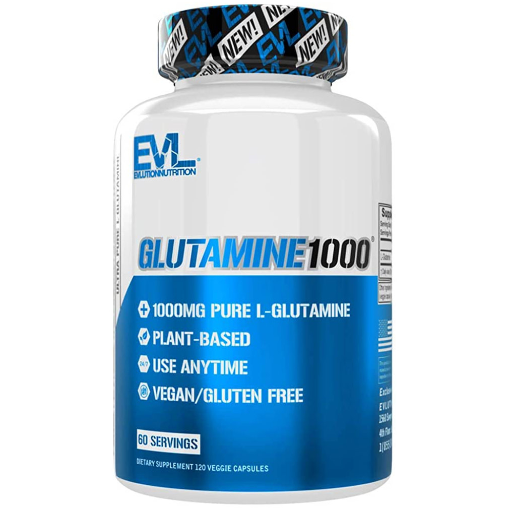 Glutamine 1000 (120vcaps) EVL - Nature's Discount