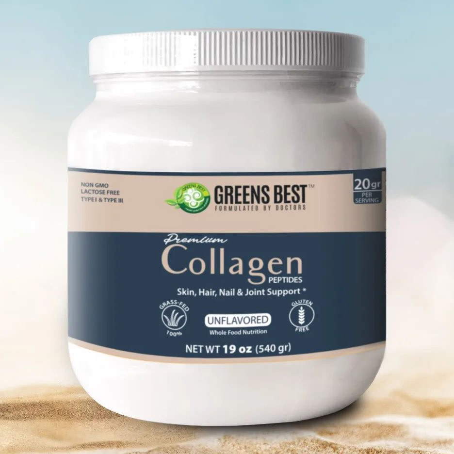 Premium Collagen Peptides (19oz) Green's Best - Nature's Discount