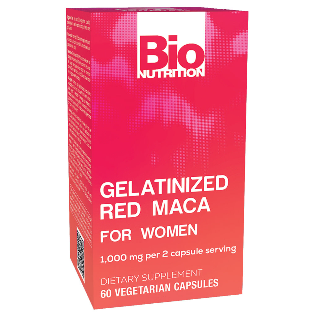 Gelatinized Red Maca (60vcaps) Bio Nutrition - Nature's Discount