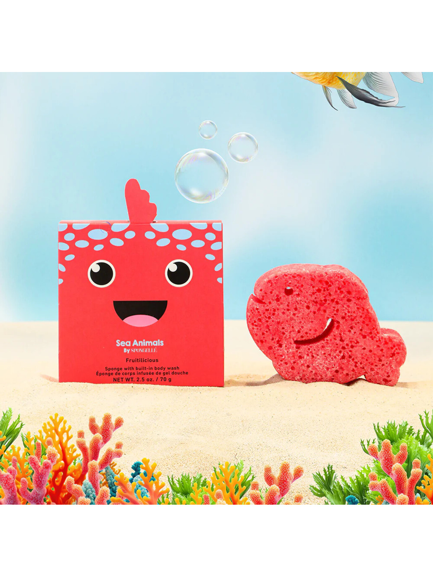 Fiona Fish Sponge Animals - Love, Charlie