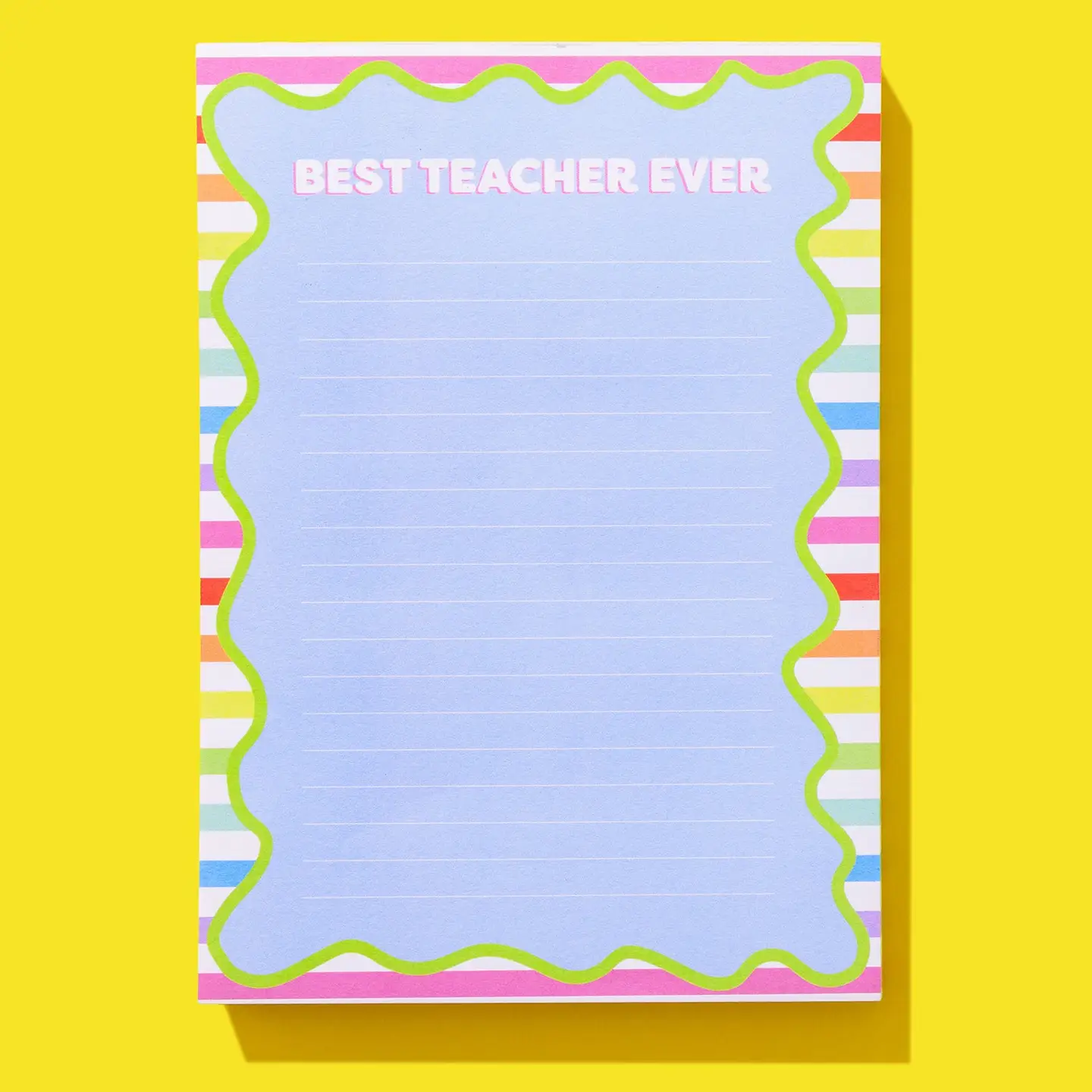 Best Teacher Ever Notepad - Love, Charlie