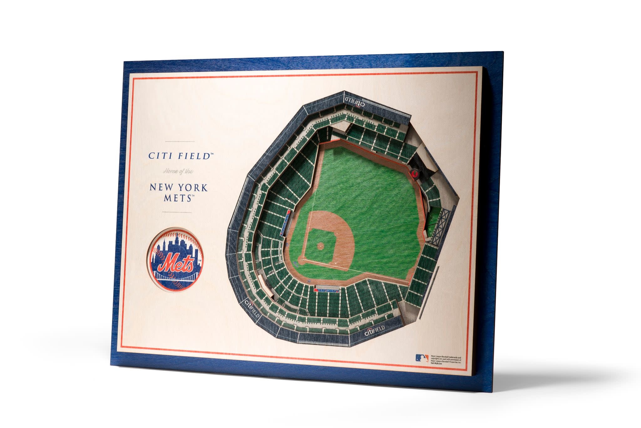 Mets 5 Layer Stadium Wall Art - Man Cave Memorabilia
