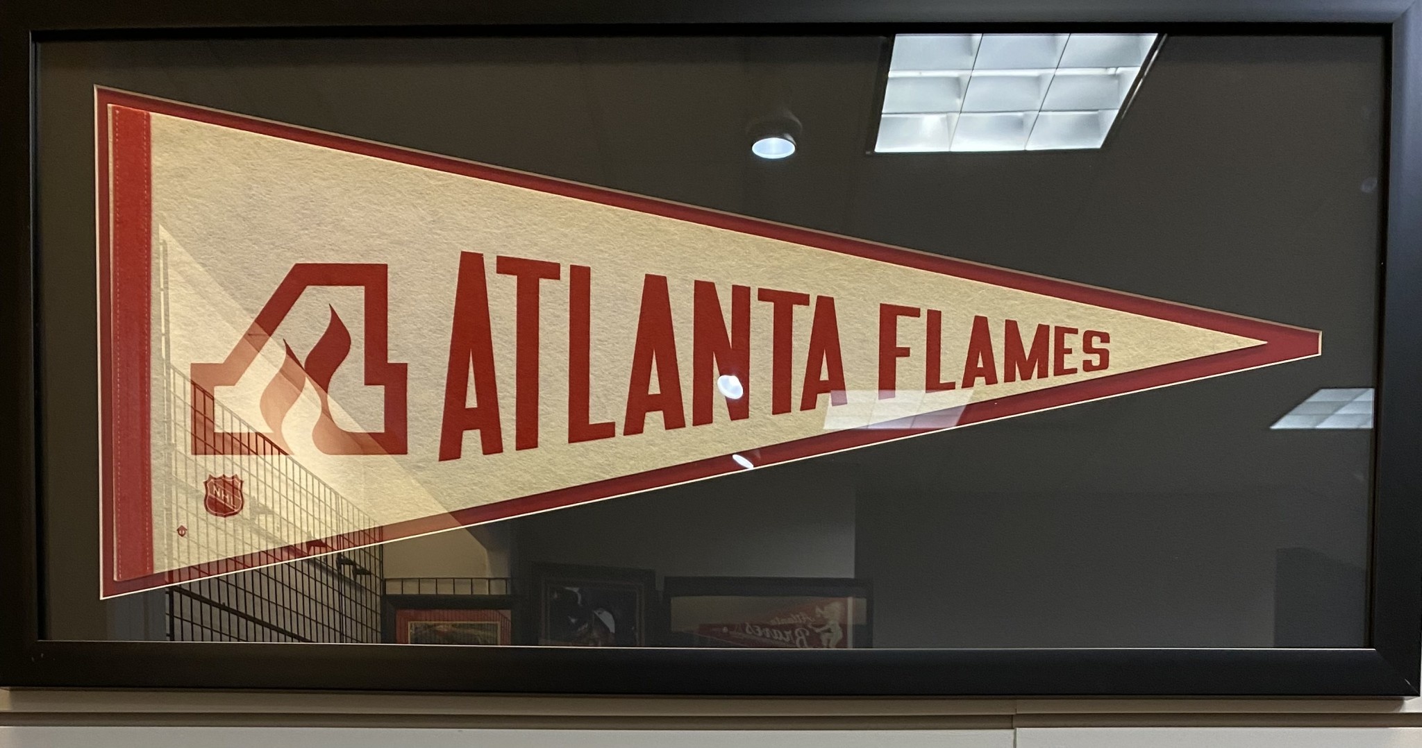 Atlanta Flames Vintage Pennant - Man Cave Memorabilia