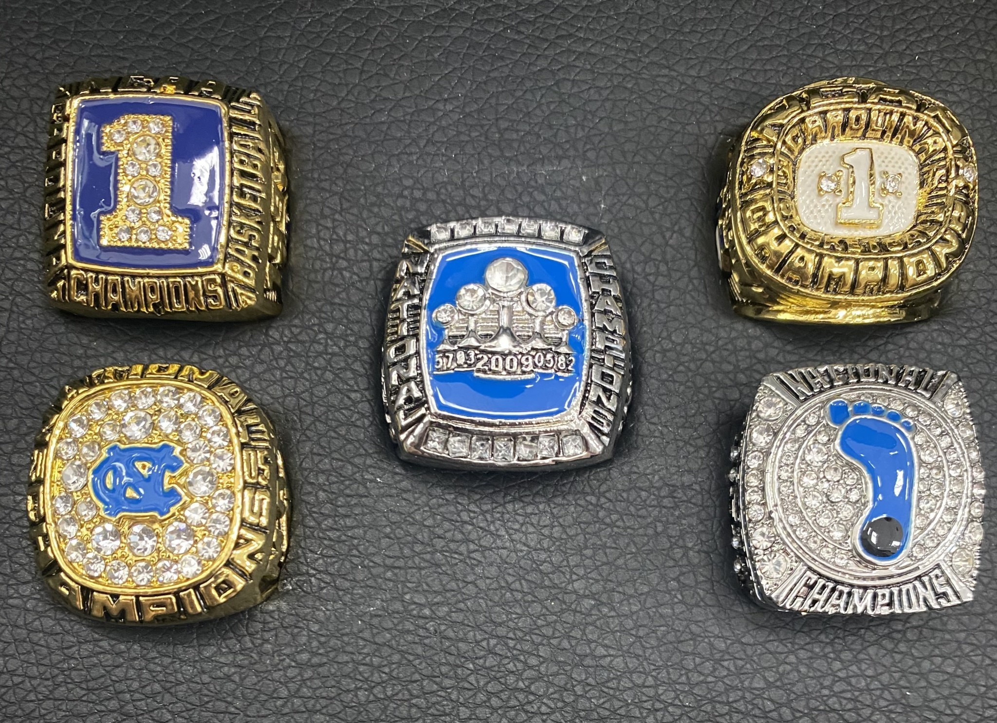 North Carolina 5 Ring Set - Man Cave Memorabilia