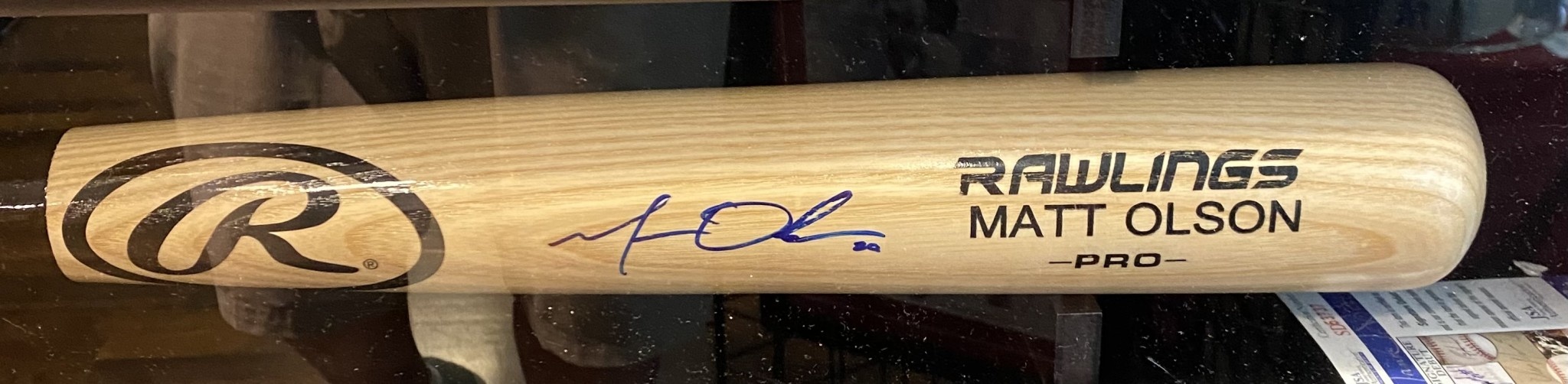 Matt Olson Bat - Man Cave Memorabilia