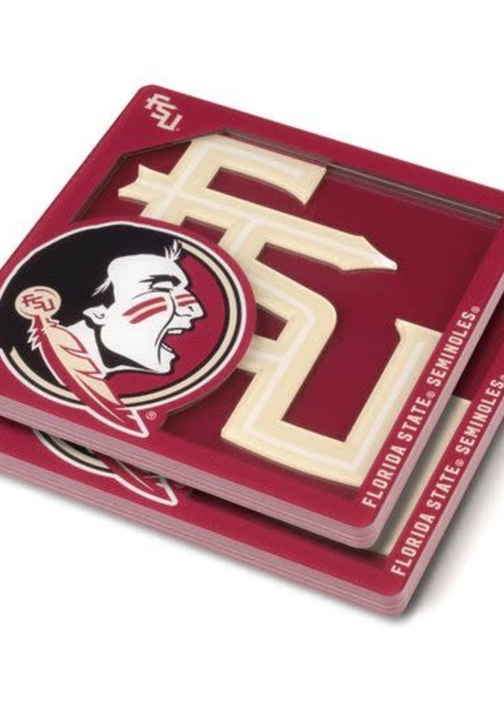 Florida State Logo Coasters - Man Cave Memorabilia