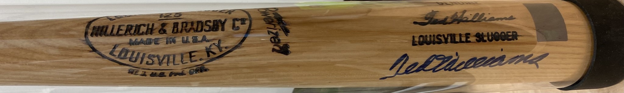 Ted Williams Bat - Man Cave Memorabilia