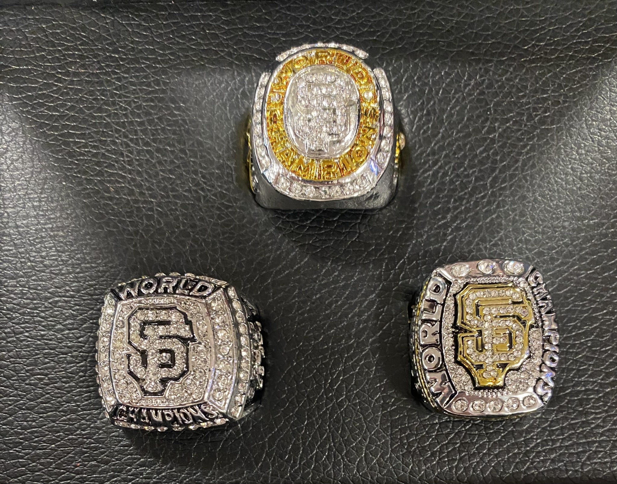 SF Giants 3 Ring Set - Man Cave Memorabilia