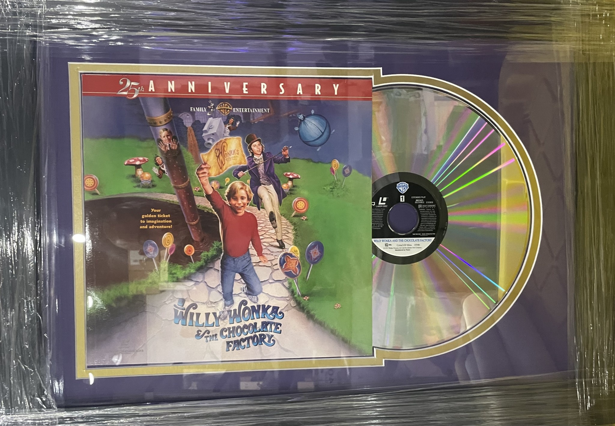 Willy Wonka Laser Disc - Man Cave Memorabilia