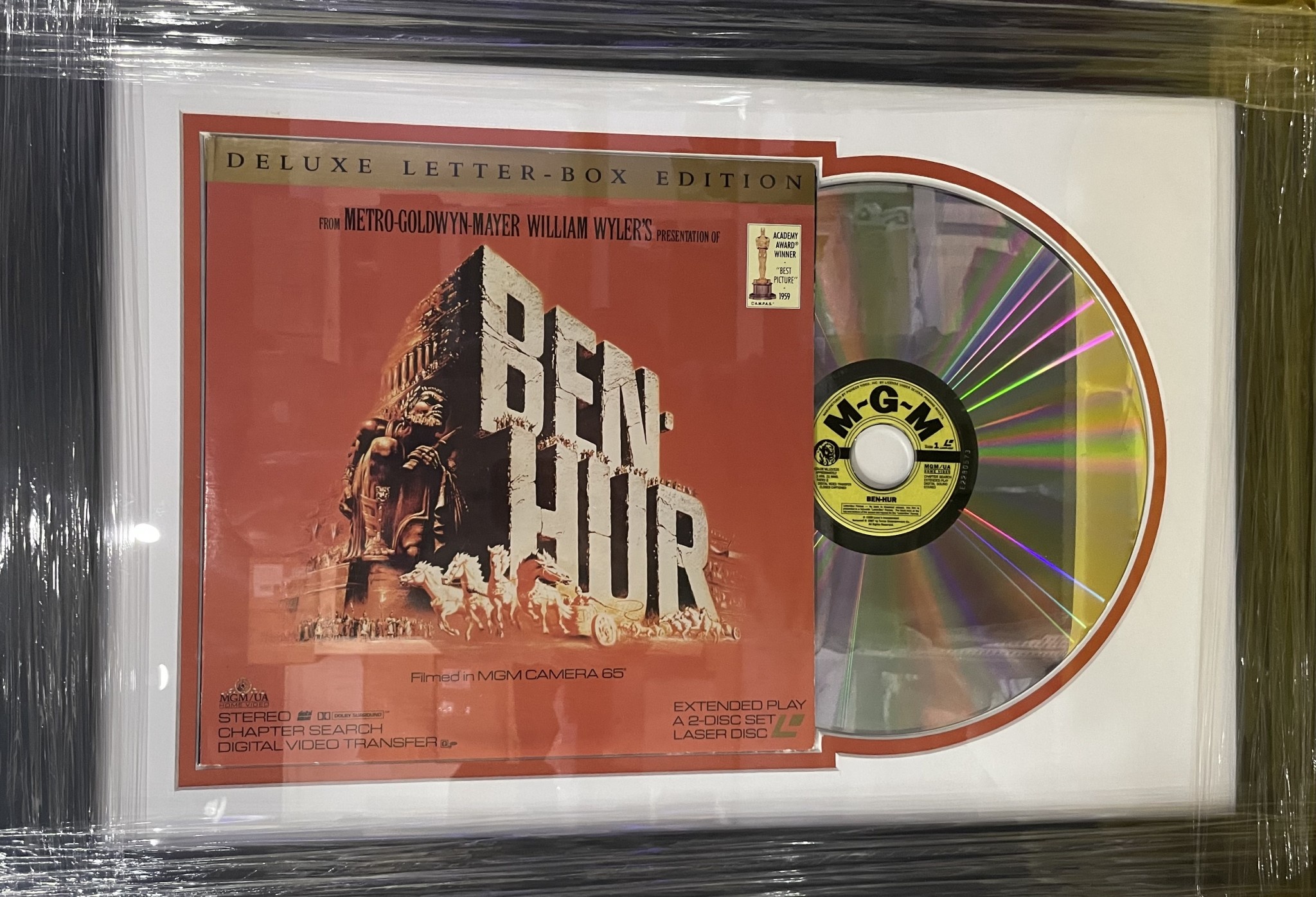 Picture Ben Hur Laser Disc - Man Cave Memorabilia