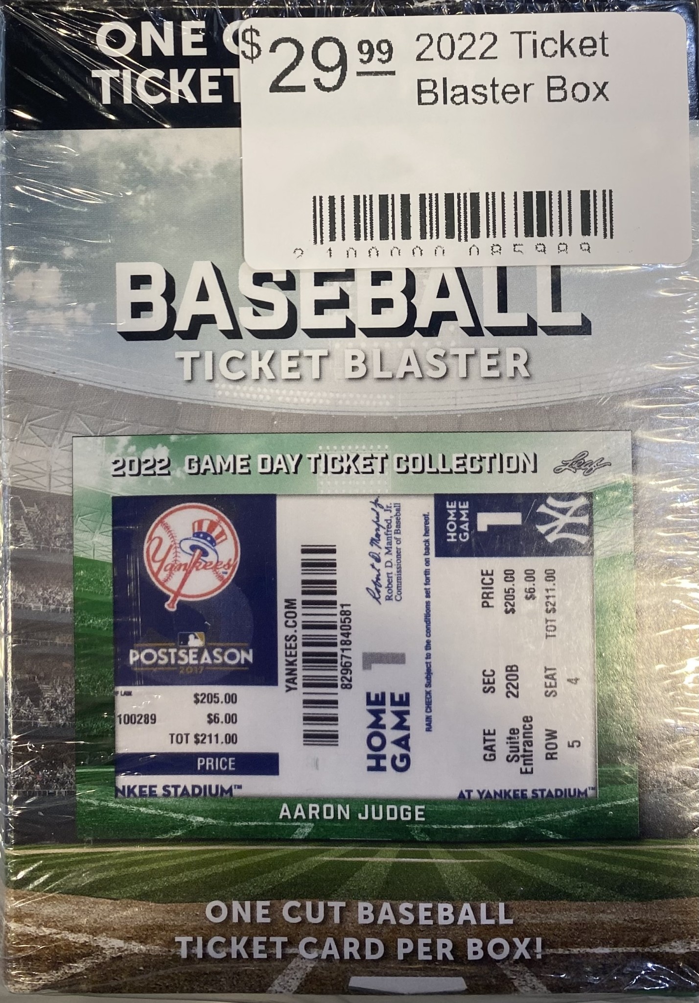 2022 Ticket Blaster Box - Man Cave Memorabilia