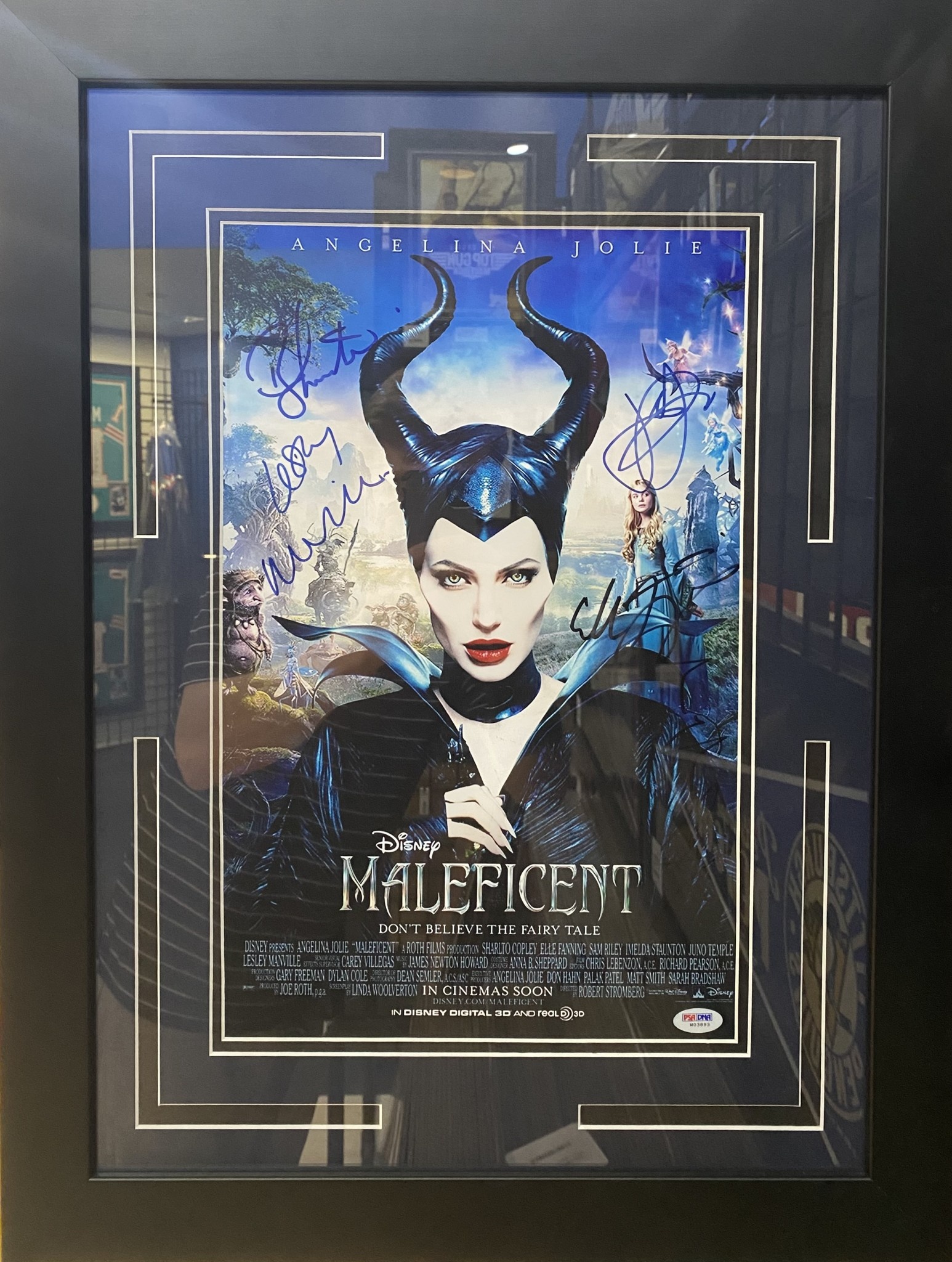 Maleficent Cast 11x17 - Man Cave Memorabilia