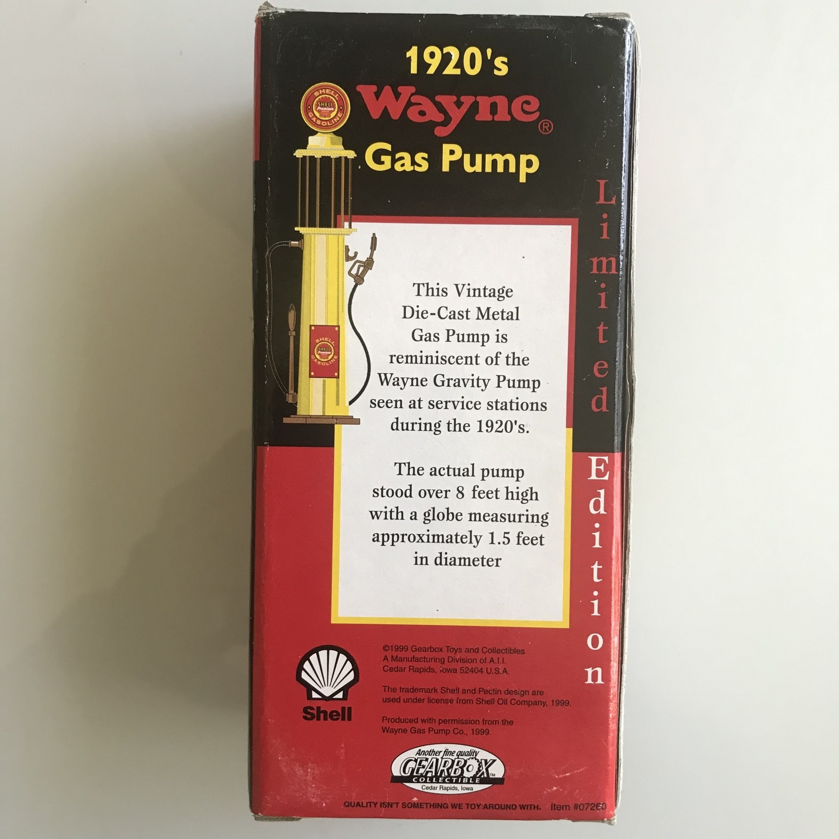 1920’s Wayne Gas Pump (Shell) - 1:25 Scale Replica - MOJOMALA LLC