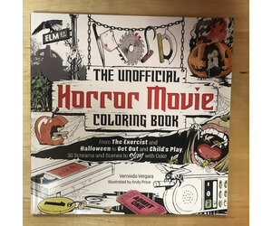 horror movie coloring book