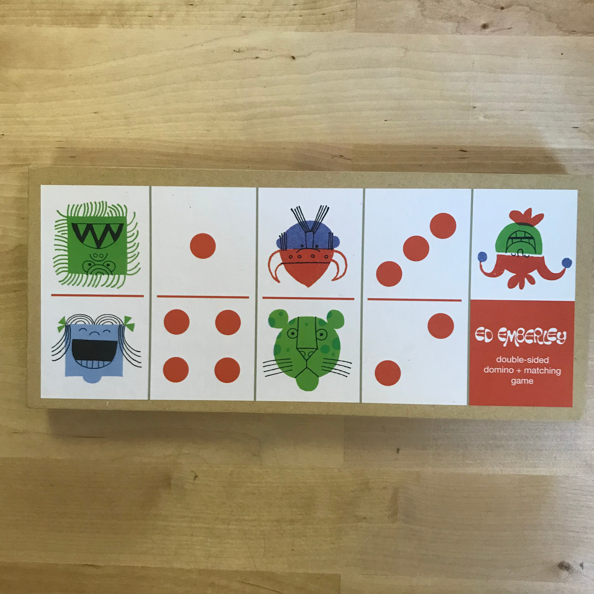 Ed Emberley Double Sided Domino + Matching - Game (USED) - MOJOMALA LLC