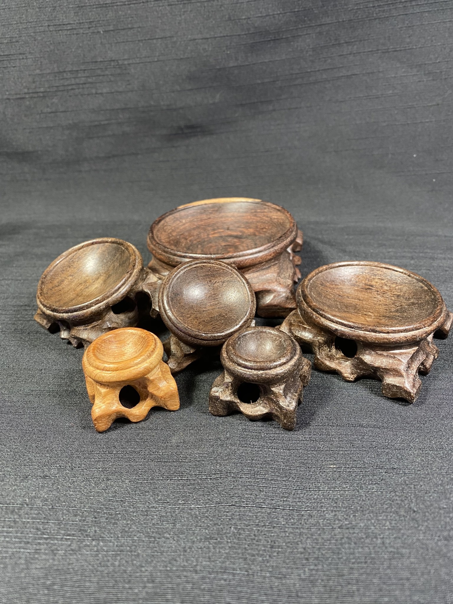 Wood Sphere Stand, Sphere Displaer, XS-L choose your size - The Raw ...