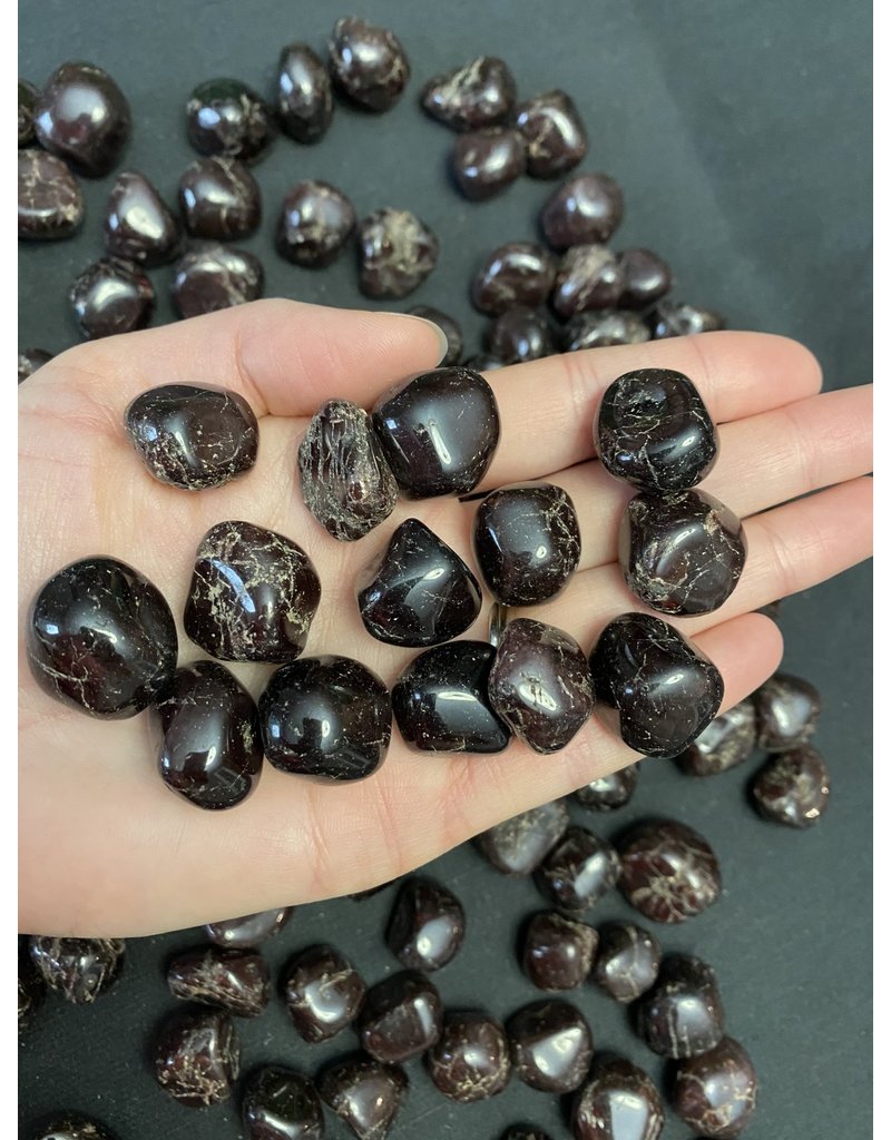 Garnet Tumbled Stones, Polished Garnet, Grade A; 4 sizes available ...
