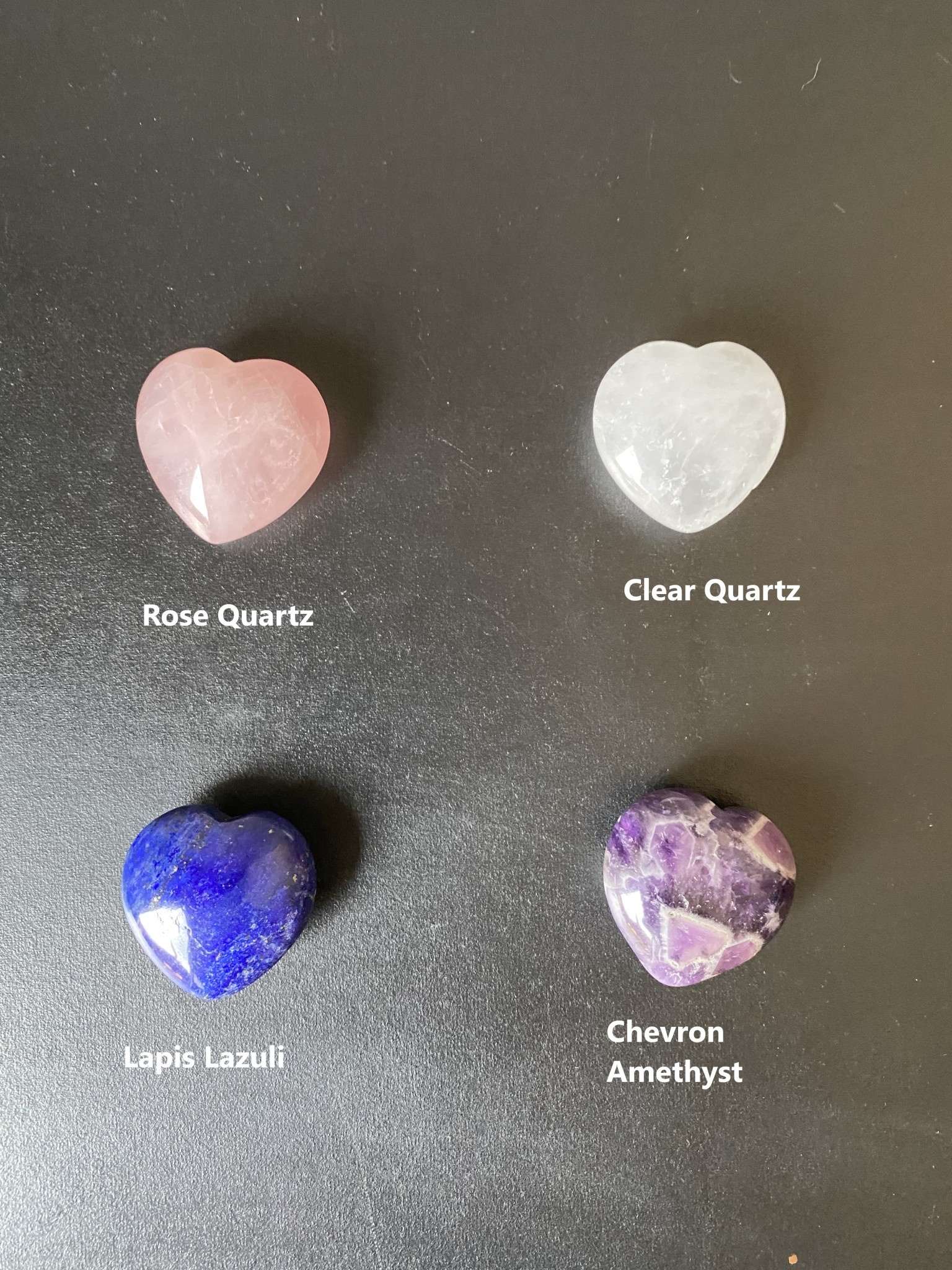 Mini Hearts, Baby Hearts, 28 Stone Types Available, choose your stone ...