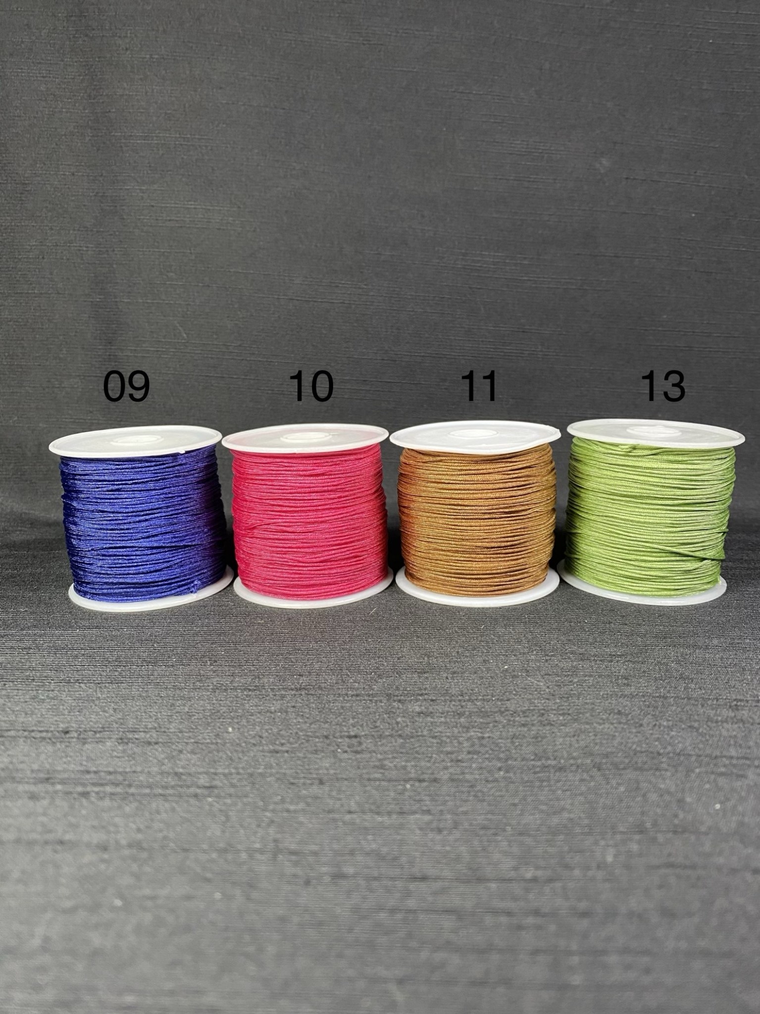 Mala Thread/Cord - 29 Colours - 0.8mm 45MR Roll - The Raw Rock Shop Inc.