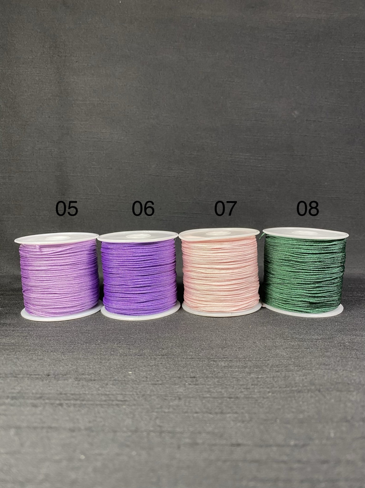 Mala Thread/Cord - 29 Colours - 0.8mm 45MR Roll - The Raw Rock Shop Inc.
