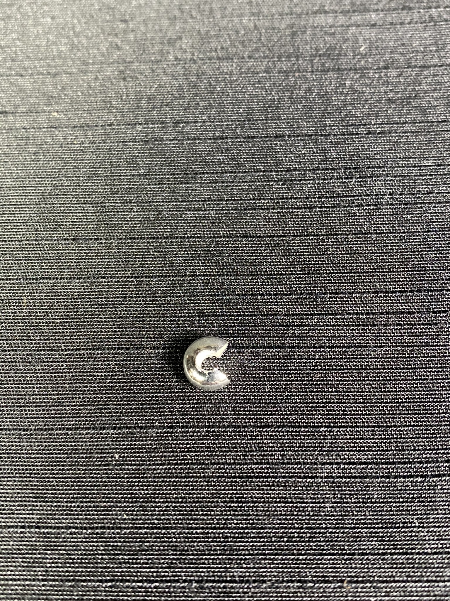 Brass Crimp Cover Silver 5mm 100 Pack - The Raw Rock Shop Inc.